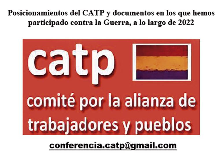 Boletín del CATP contra la Guerra – Información Obrera